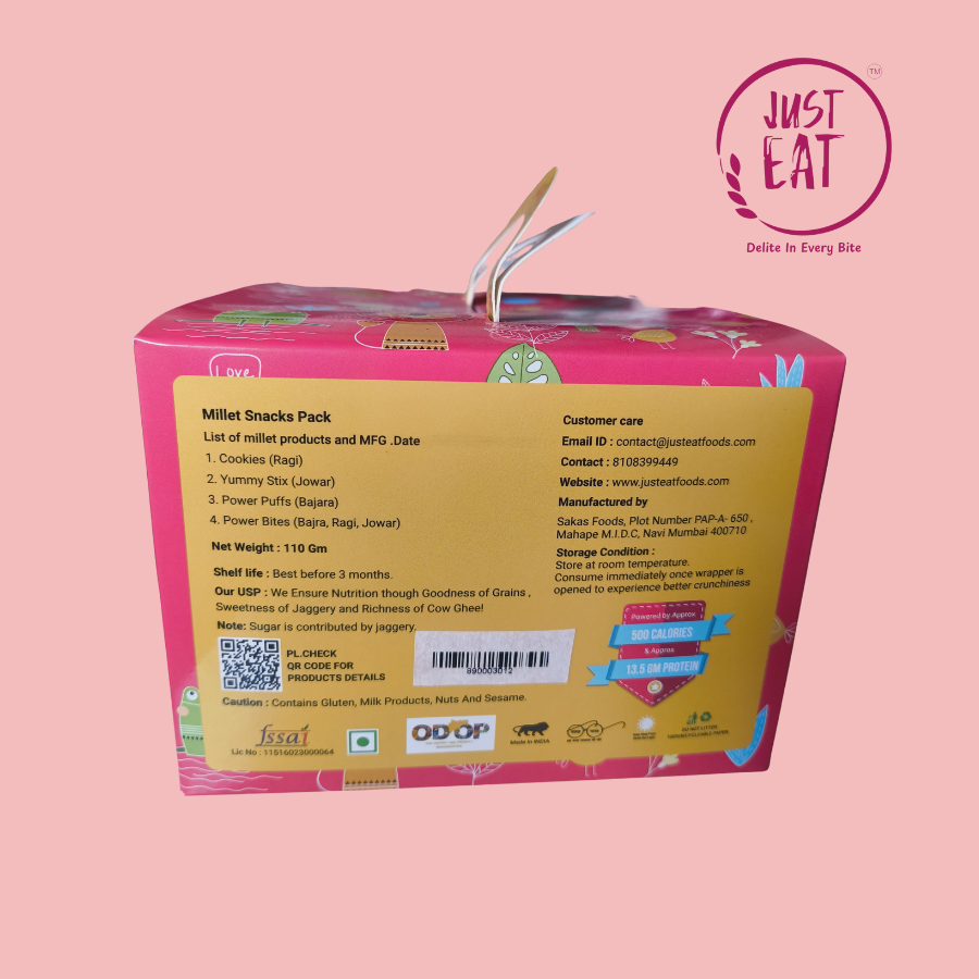 Millet Snack Pack – SAKAS FOODS